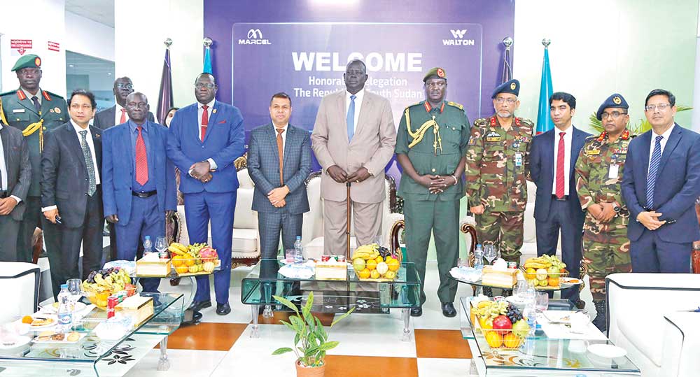 S Sudan's delegation visits Walton, Beximco, Pran-RFL manufacturing units
