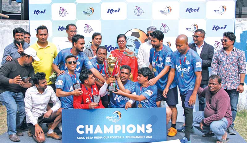Baishakhi emerges as Kool-BSJA media football champions