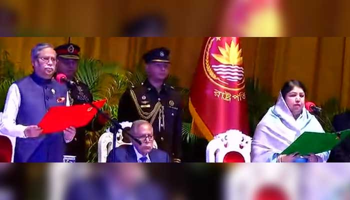 Md Shahabuddin takes oath as 22nd president
