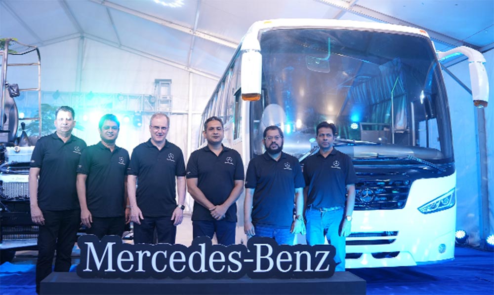 Mercedes-Benz buses are now in Bangladesh